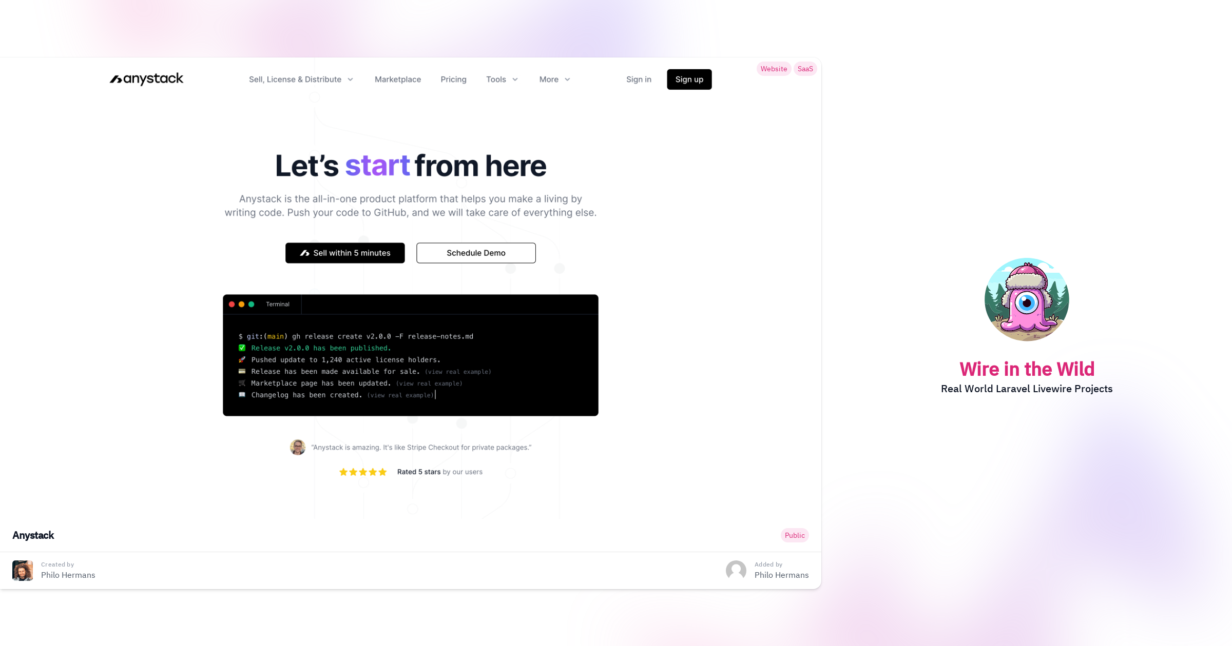 Anystack | Wire in the Wild