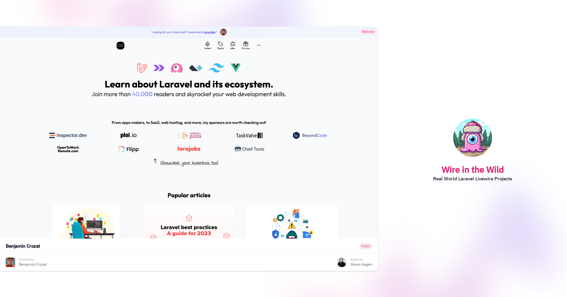 Benjamin Crozat | Wire in the Wild