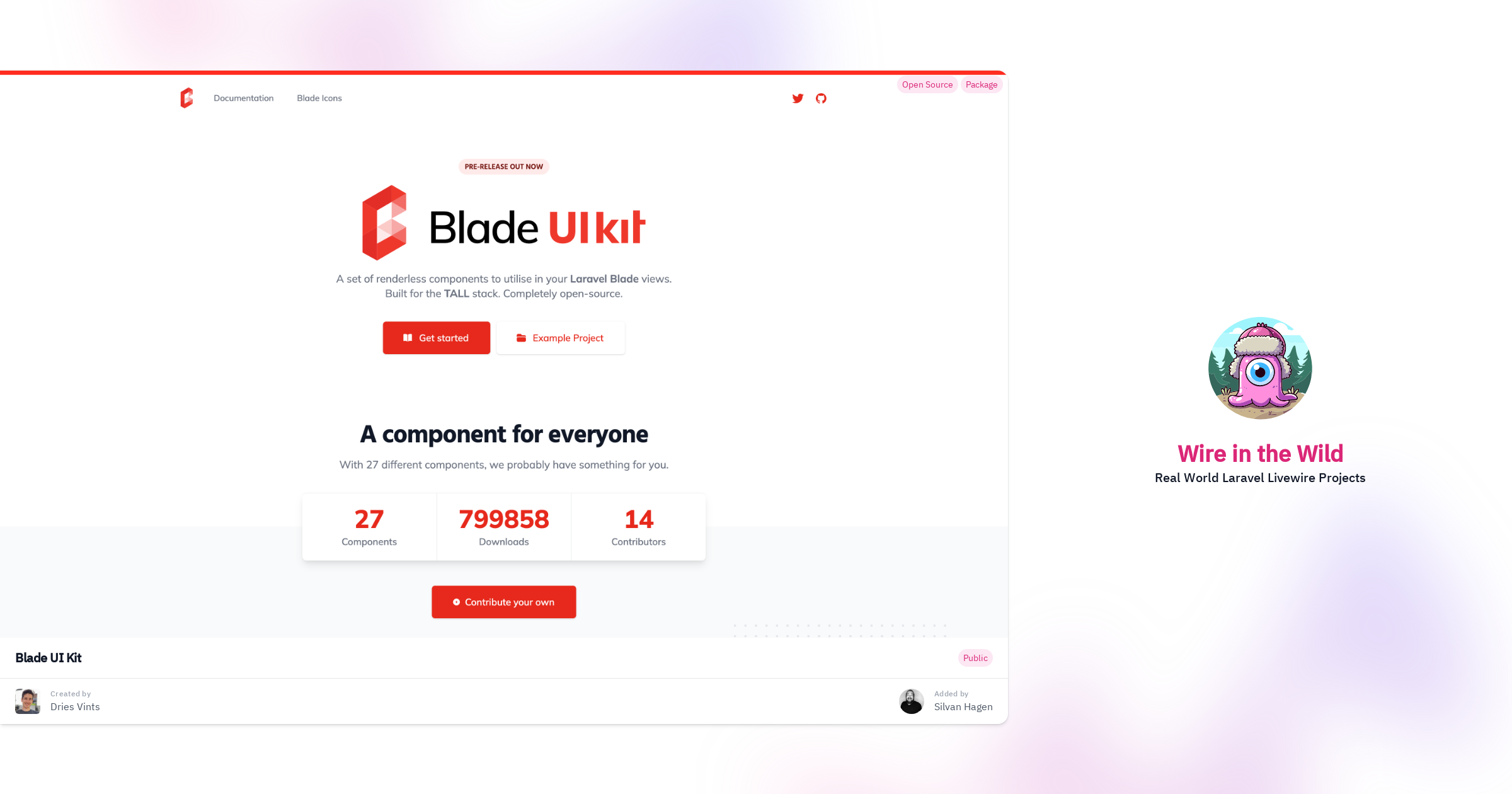Blade UI Kit | Wire in the Wild