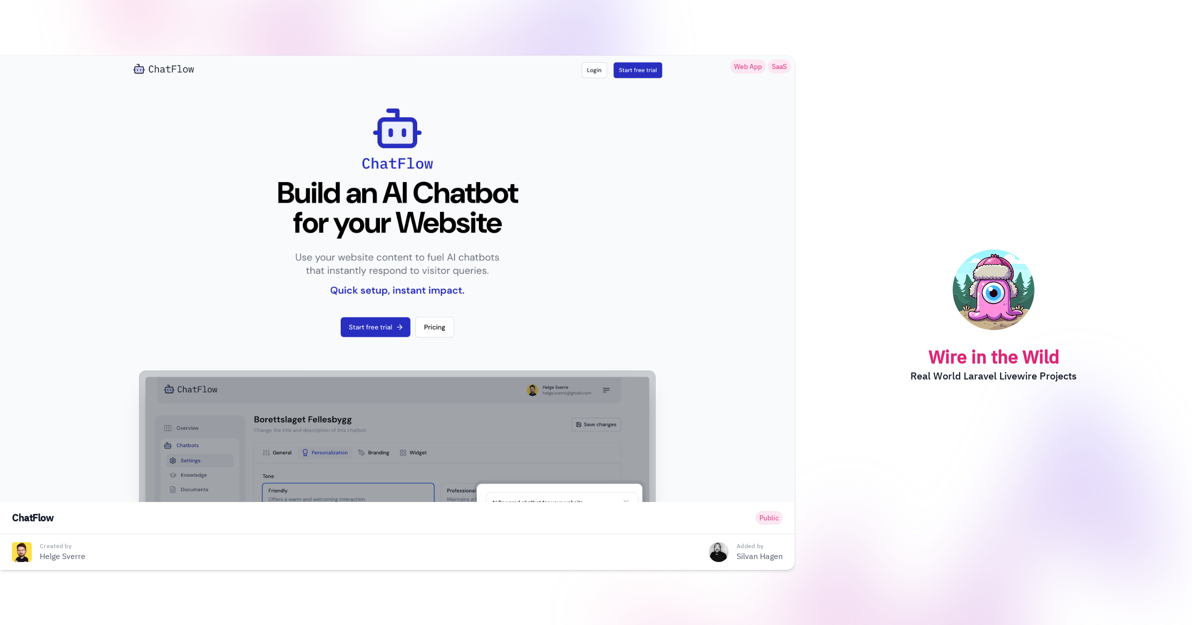 ChatFlow | Wire in the Wild