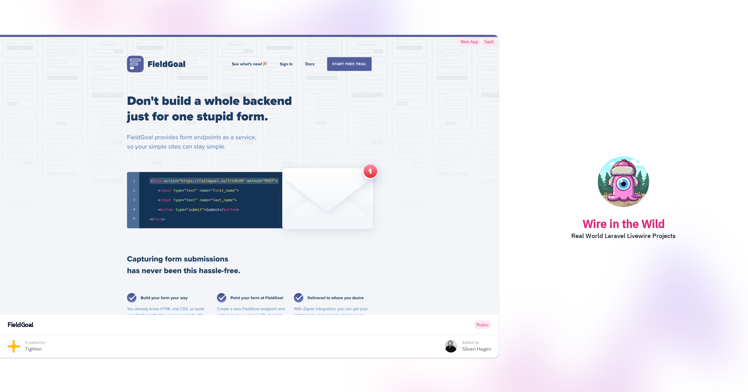 FieldGoal | Wire in the Wild