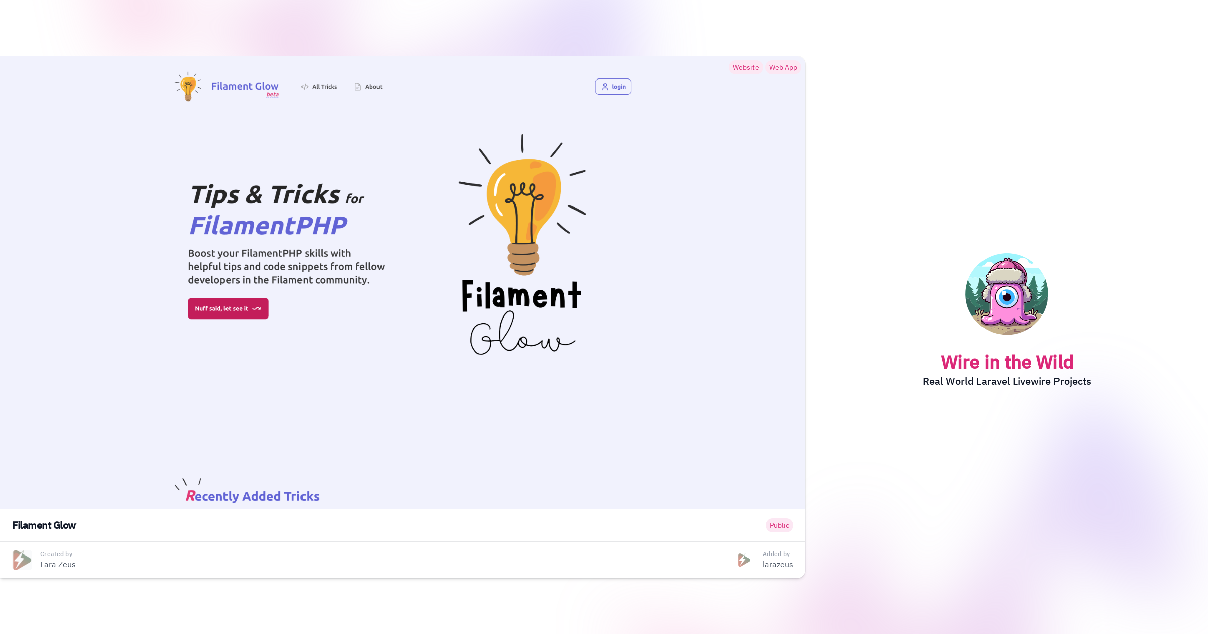 Filament Glow | Wire in the Wild
