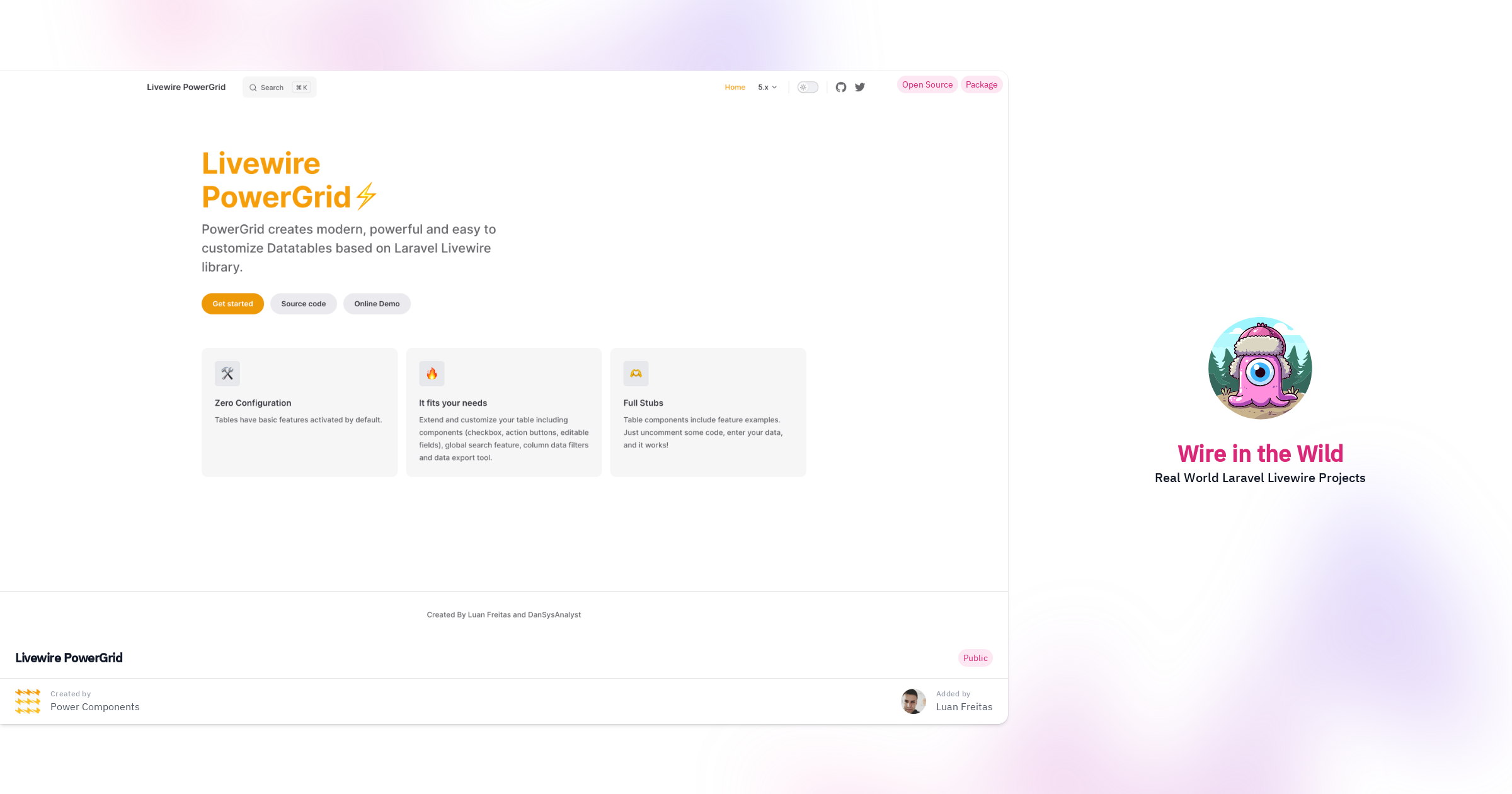Livewire PowerGrid | Wire in the Wild