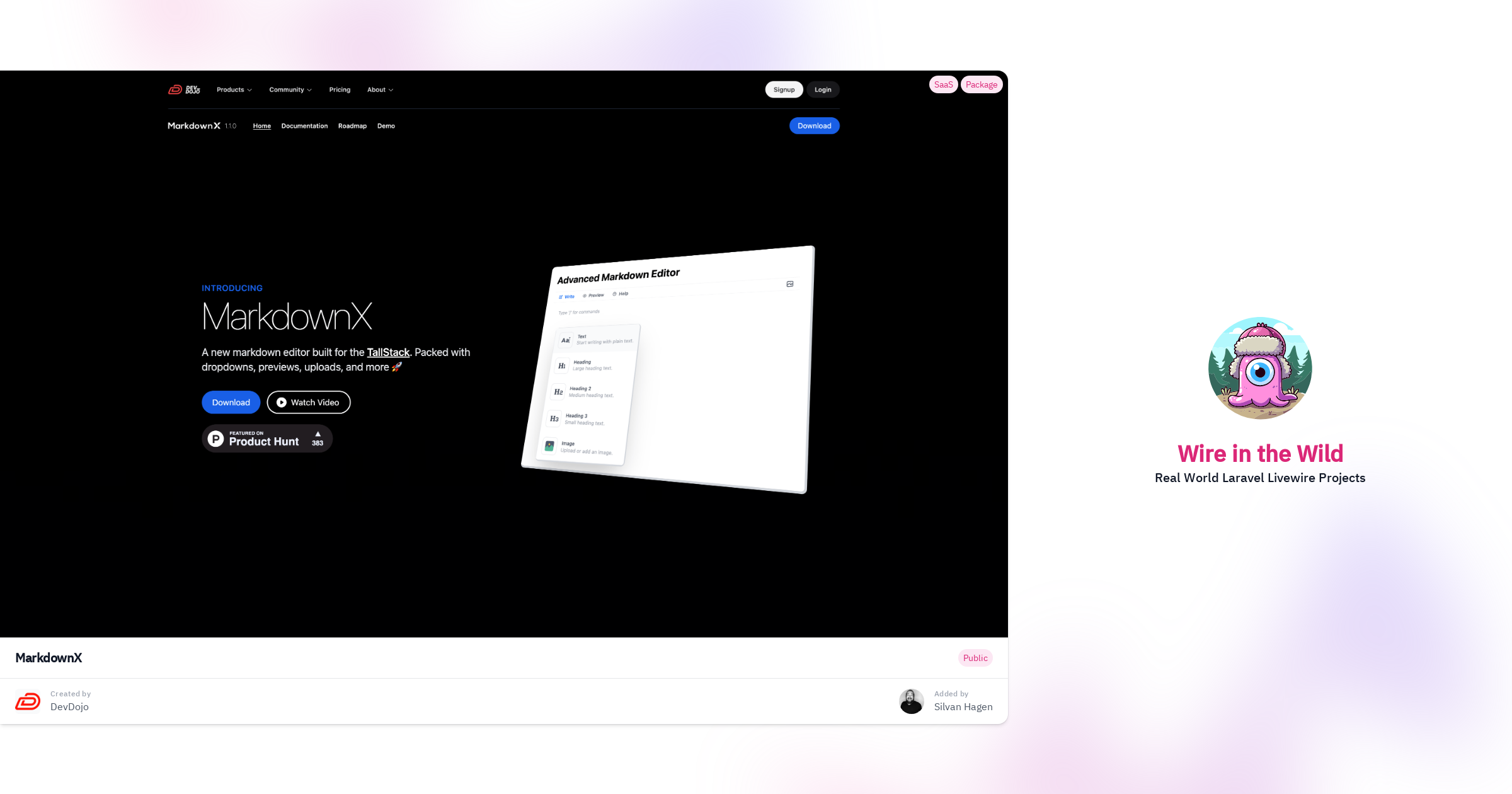 MarkdownX | Wire in the Wild