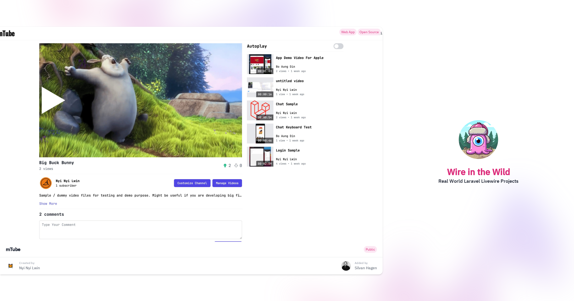 mTube | Wire in the Wild