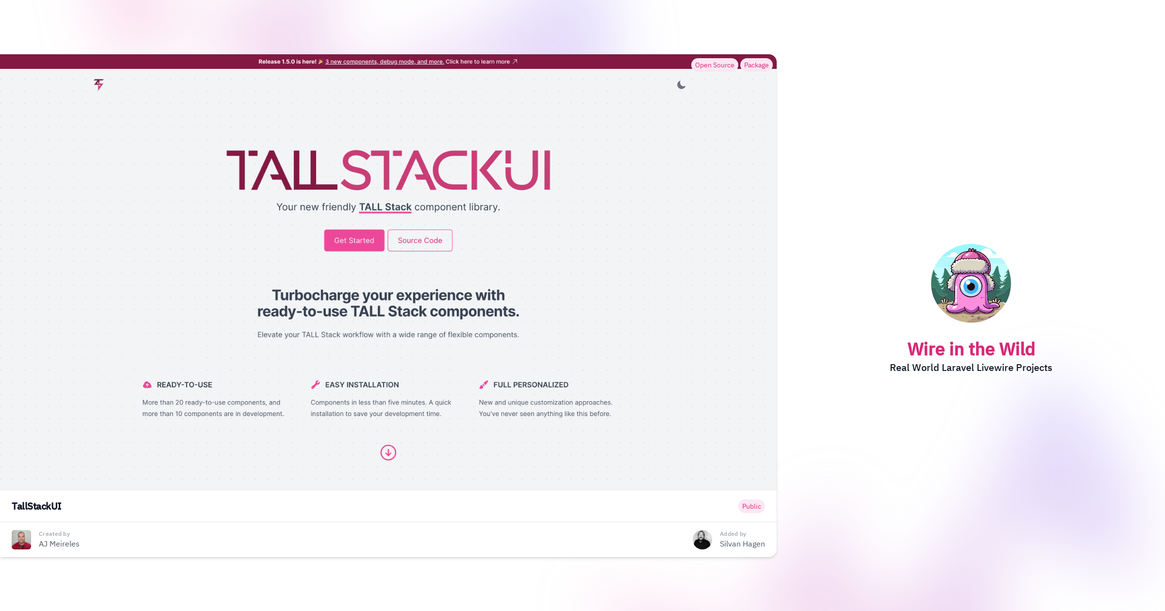 TallStackUI | Wire in the Wild