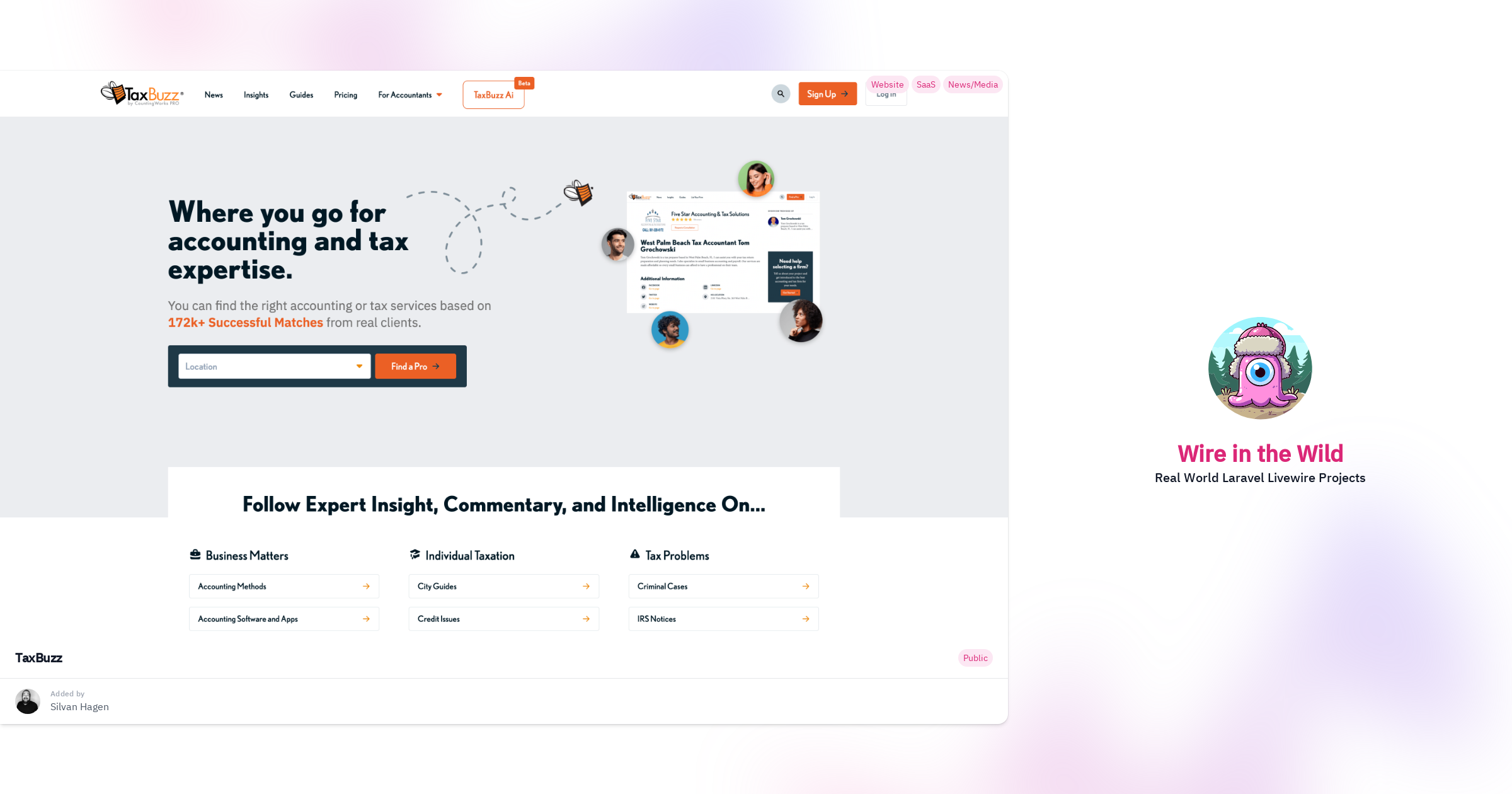 TaxBuzz | Wire in the Wild